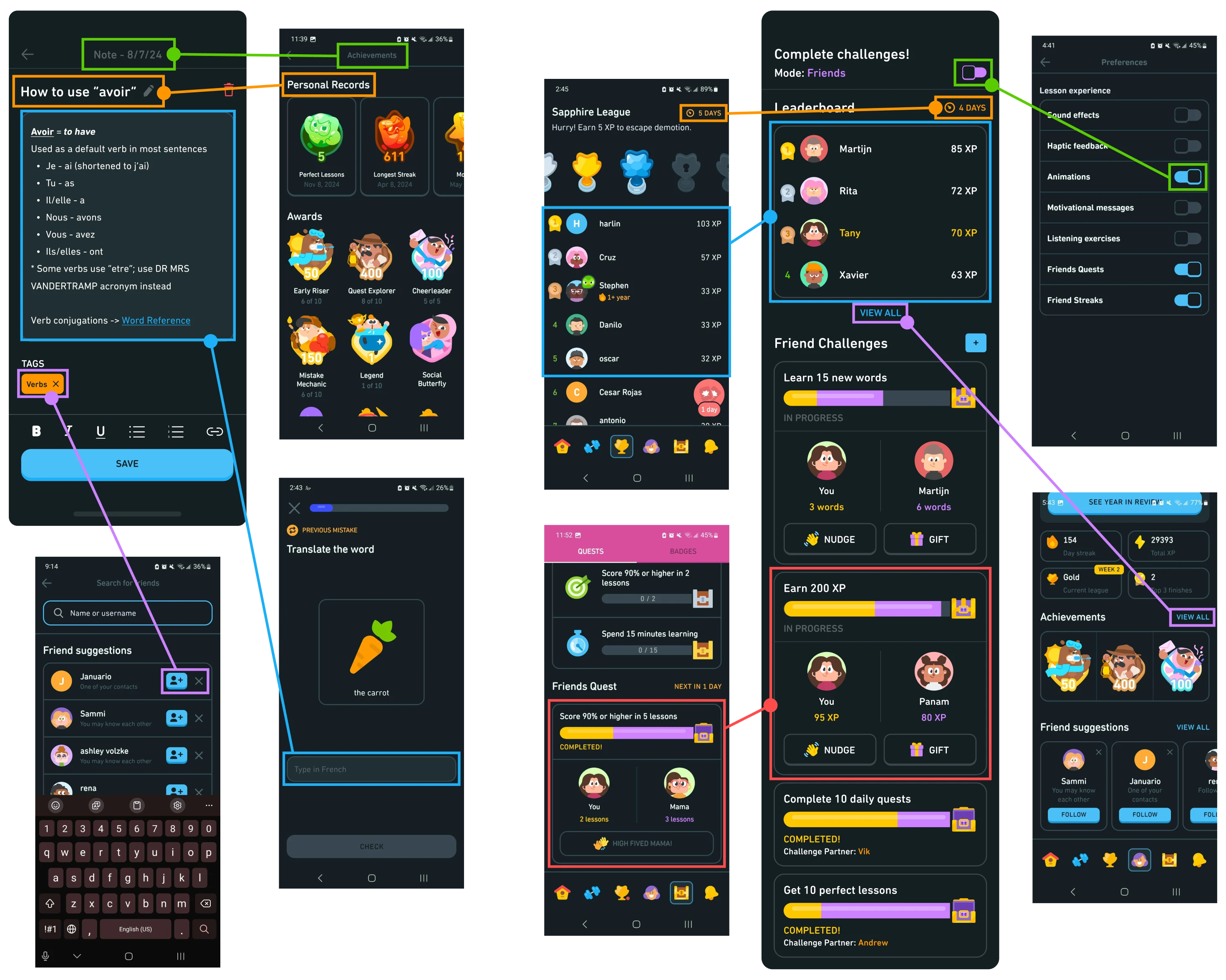 DUOLINGO — Tany Dourev